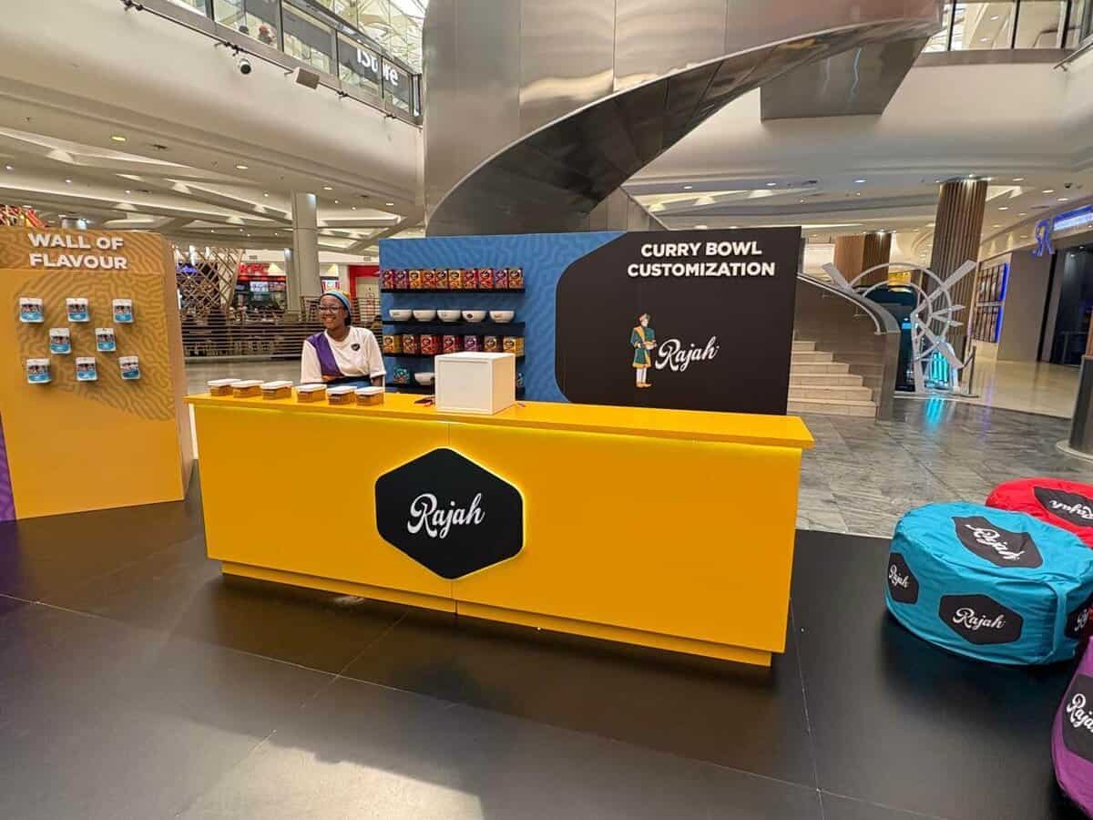 Rajah Mall of Africa Activation | Tradeway’s Full-Flavour Brand ...